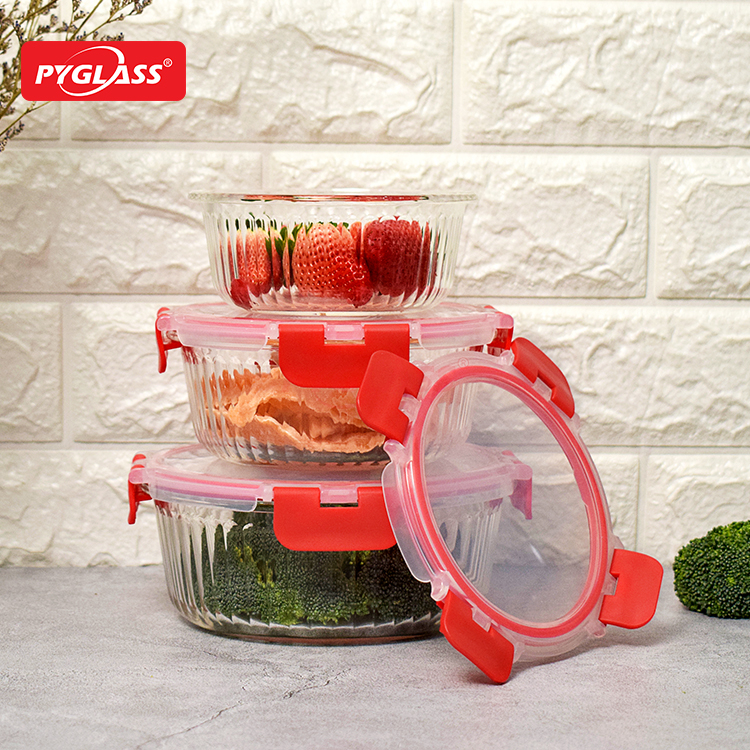 Freezer Safe Glass Food Storage Containers - Buy PP LIDS Glass ...