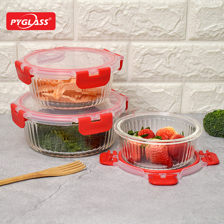 Freezer Safe Glass Food Storage Containers - Buy PP LIDS Glass ...