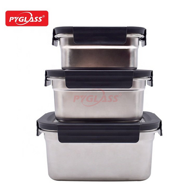 Square Stainless Steel Food Storage Containers - Buy Stainless steel ...